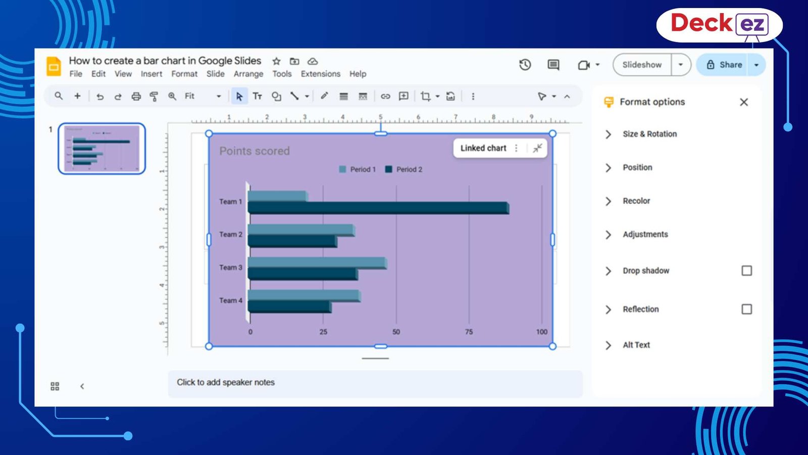 How to Create a Bar Chart in Google Slides: Simple Guide