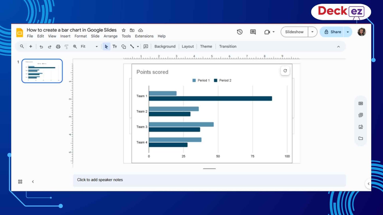 How to Create a Bar Chart in Google Slides: Simple Guide
